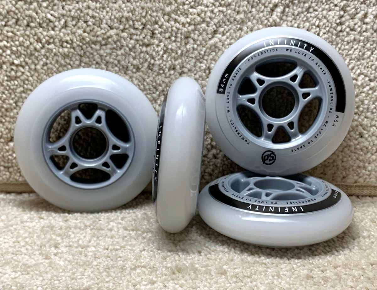 Powerslide Infinity Wheel 84mm 85a (4 pack) **Discounted for Yellowing ...